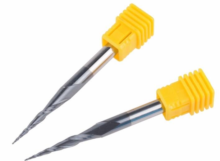 2021 R0.25*D6*30.5*75L*2F Solid Carbide 6mm Ball Nose Tapered End Mills ...