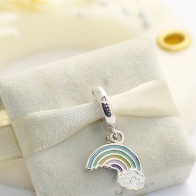 Sterling Silver Rainbow Charm authentic for