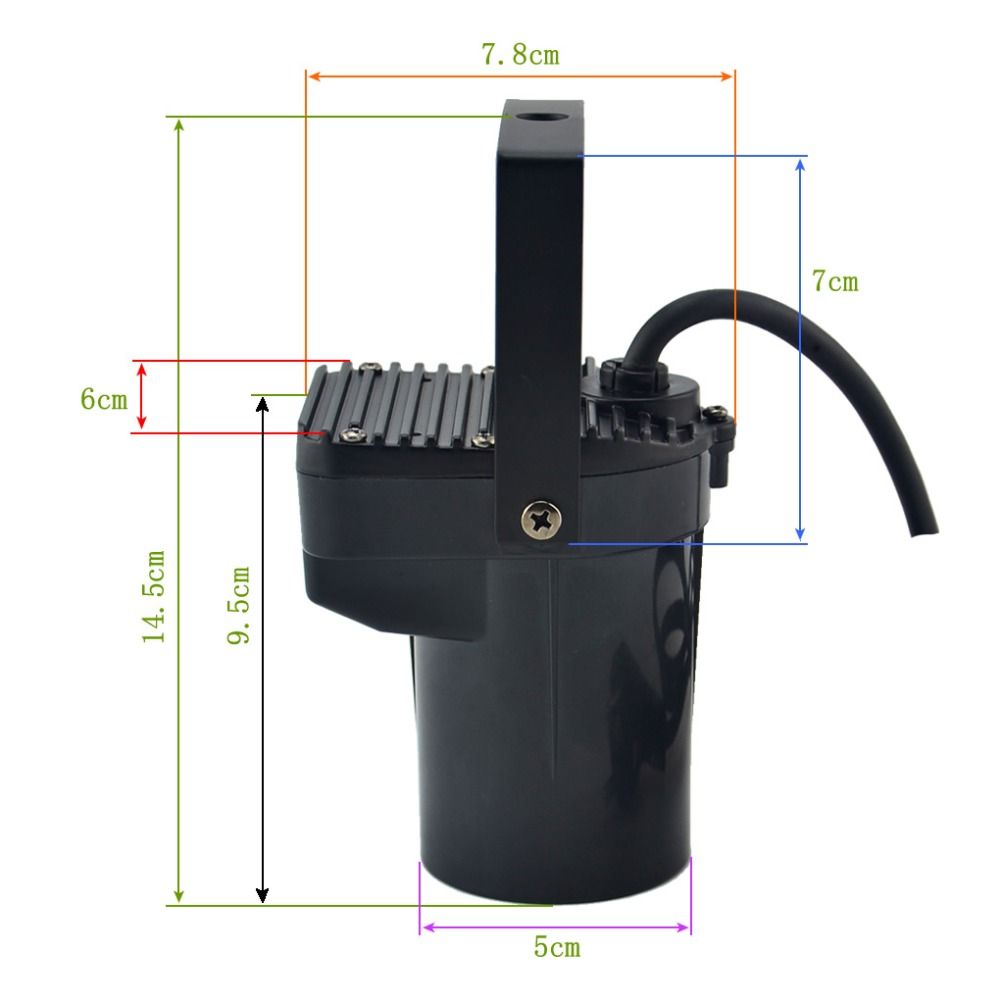 5W Mini LED Pinspot Spotlight Effect Stage Light RGBWYP Beam Lighting ...