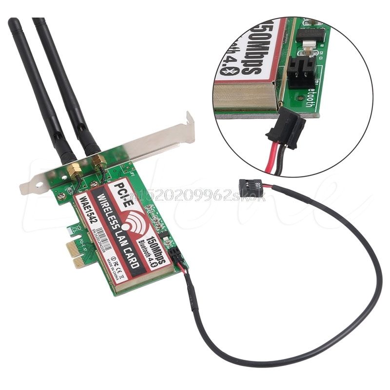 Bluetooth 4.0 Wireless 50M PCI E PCI Express Card WIFI Network LAN ...