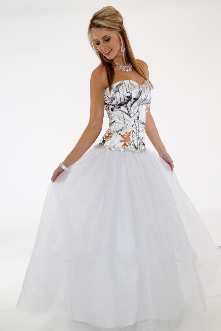 Realtree Snow Camo Wedding Dress