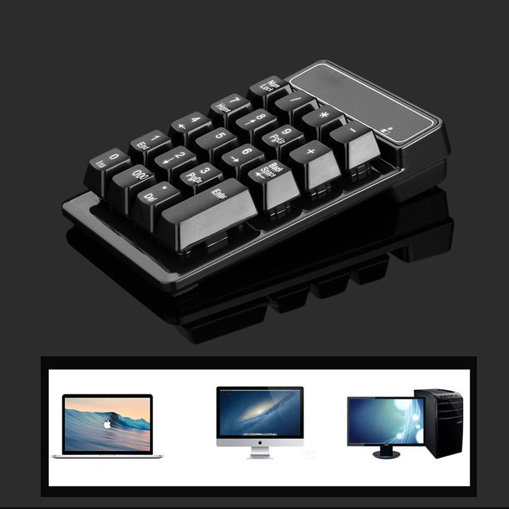 Wireless 19 Keys Numeric Keypad Mini Keyboard For Mac & Laptop PC ... Wireless 19 Keys Numeric Keypad Mini Keyboard For Mac & Laptop PC ...