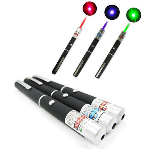 5MW 650nm Red Laser Pen Black Strong Visible Light Beam Laserpointer ...