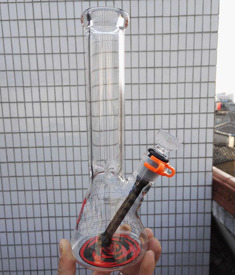 2021 New Pyrex Borosilicate Beaker Bongs Glass Bong 10 Rasta Water ...