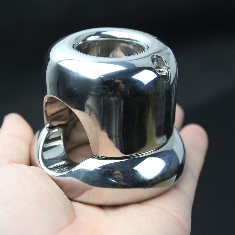 Heavy Stainless Steel Scrotum Pendant Penis Training Stretching Scrotal