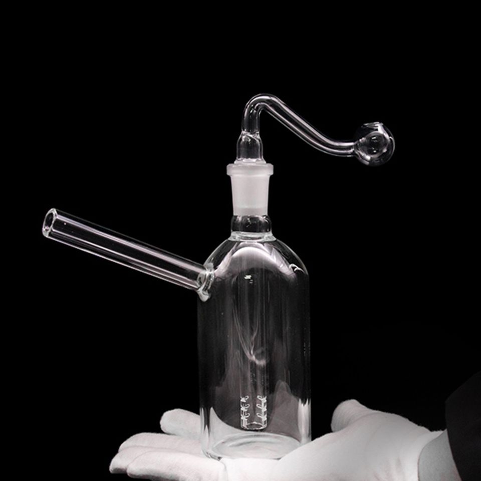 2020 Glass Oil Burner Pipe Water Bongs With Recycler Oil Burner Water ...
