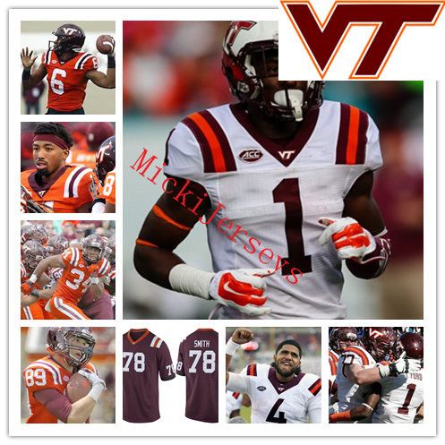 2020 Mens NCAA VIRGINIA TECH HOKIES Terrell Edmunds College Football ...