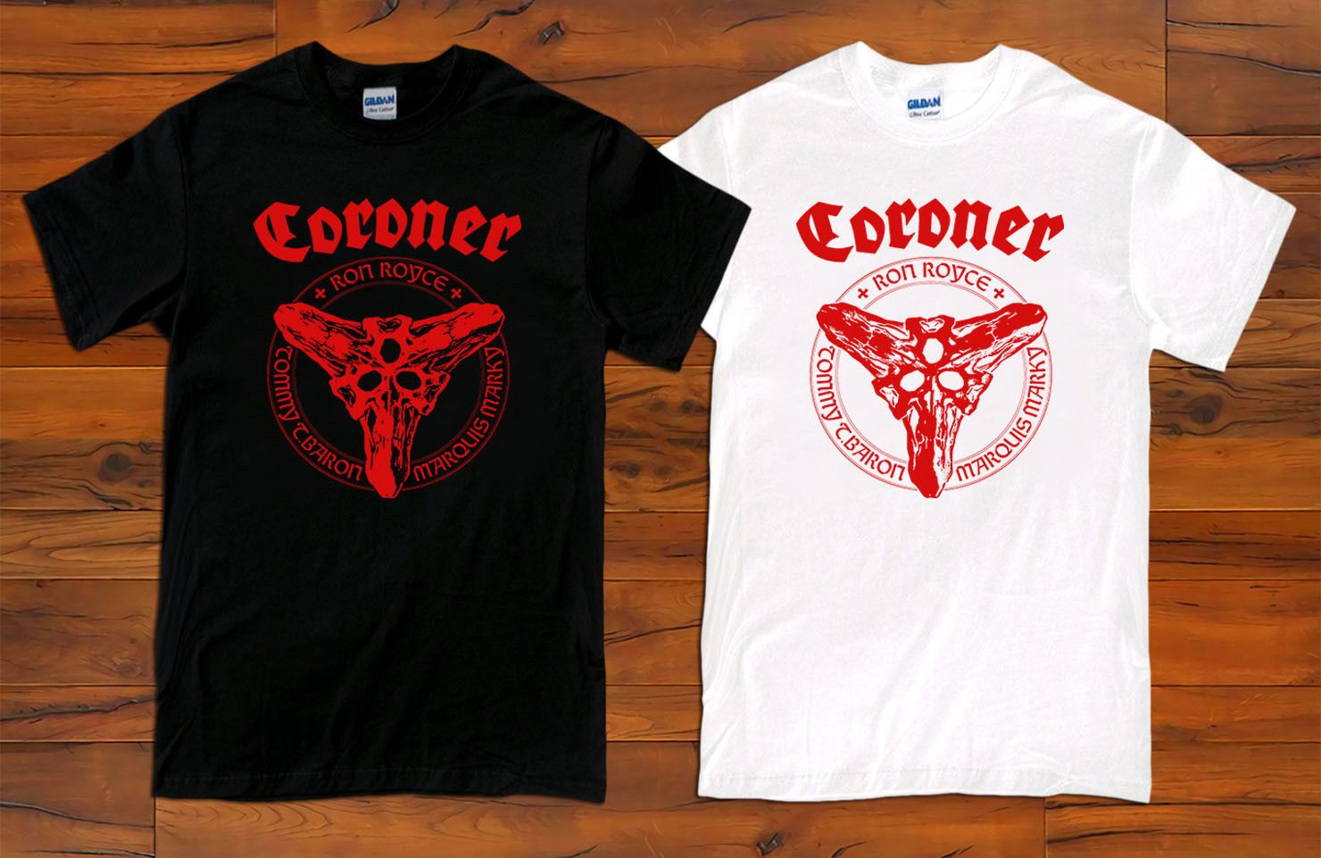 Coroner Band T Shirt