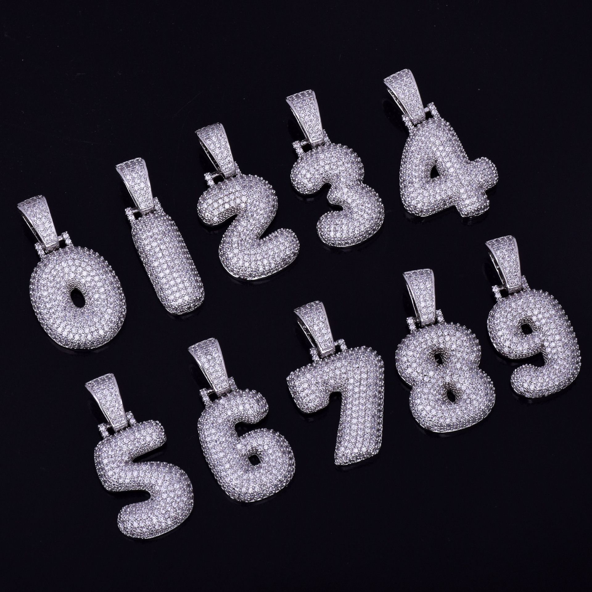 9 letter custom bubble letter chain - kizasupply