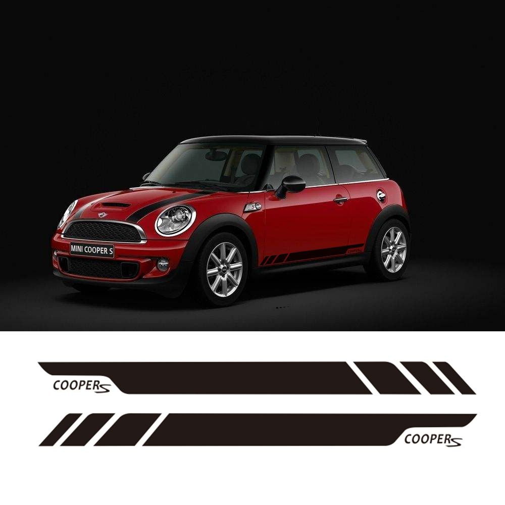 Of Side Stripe Decal Graphic Sticker Kit For Mini Cooper S 2 Door R56 ...