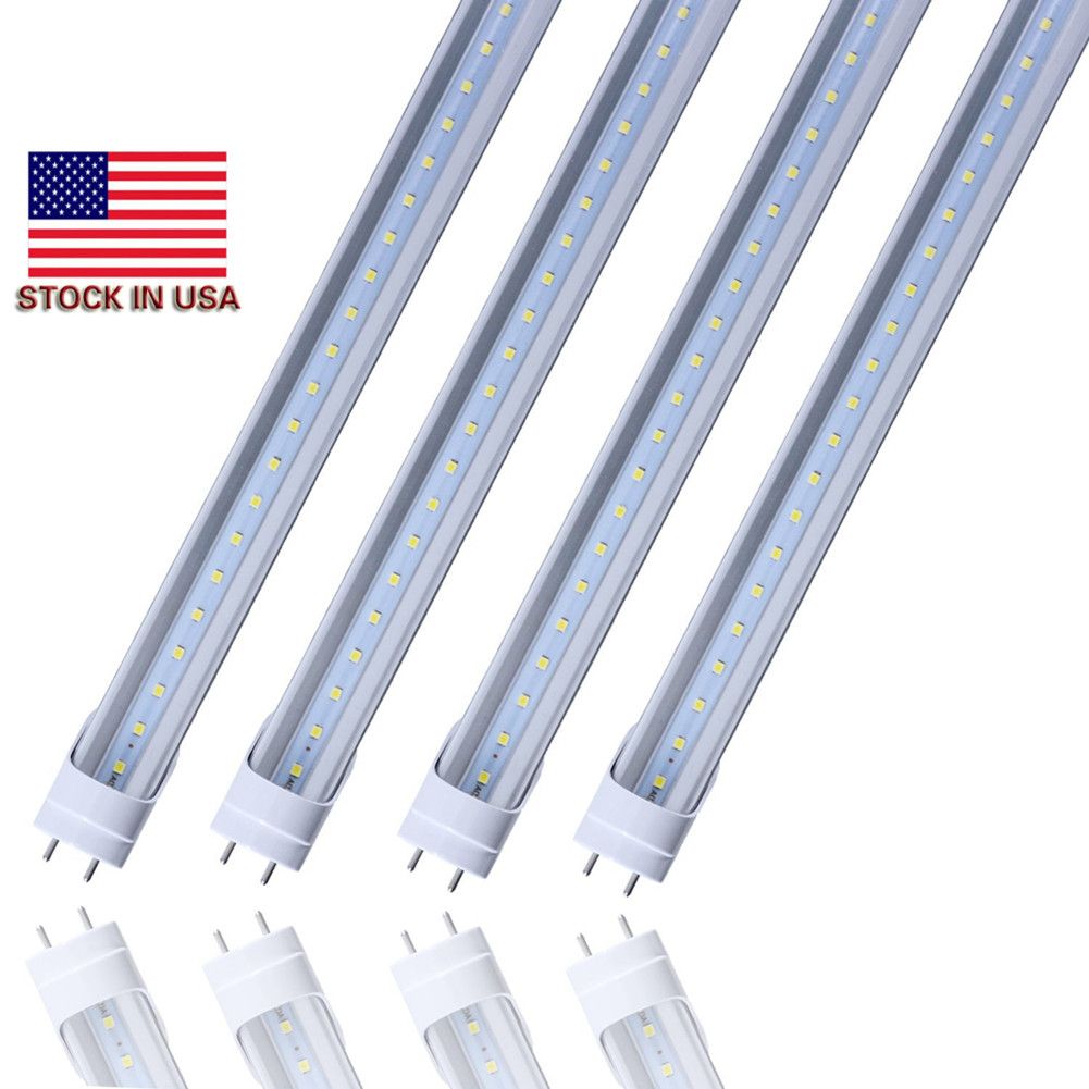 Acheter US STOCK + 18W 20W LED Tubes De 4 G13 4FT Pied T8 1200mm 2400lm ...