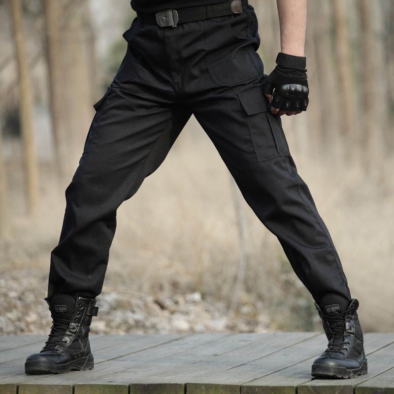 Black Cargo Tactical Pants