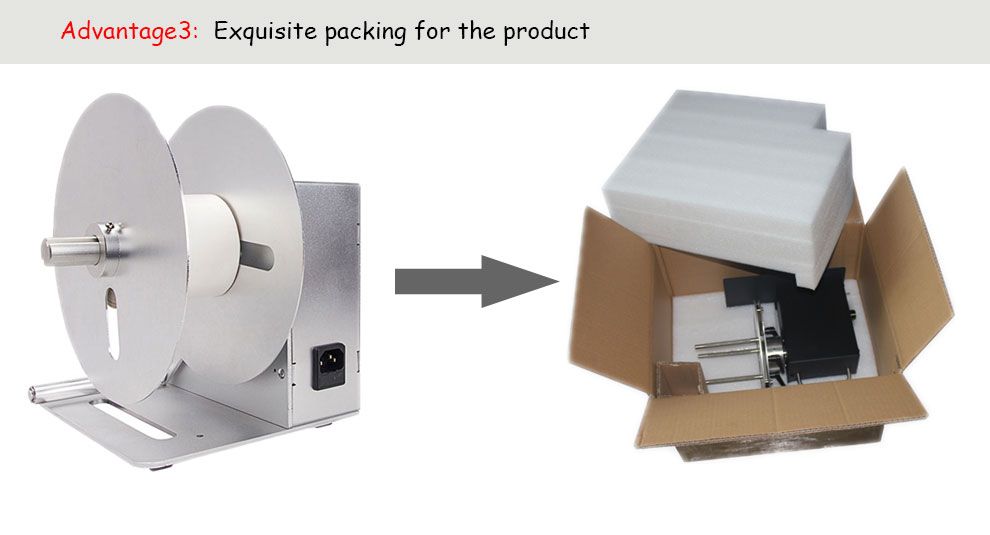 2020 Hot Sale Label Rewinder Support Manual Rewind And Auto Rewind Can ...