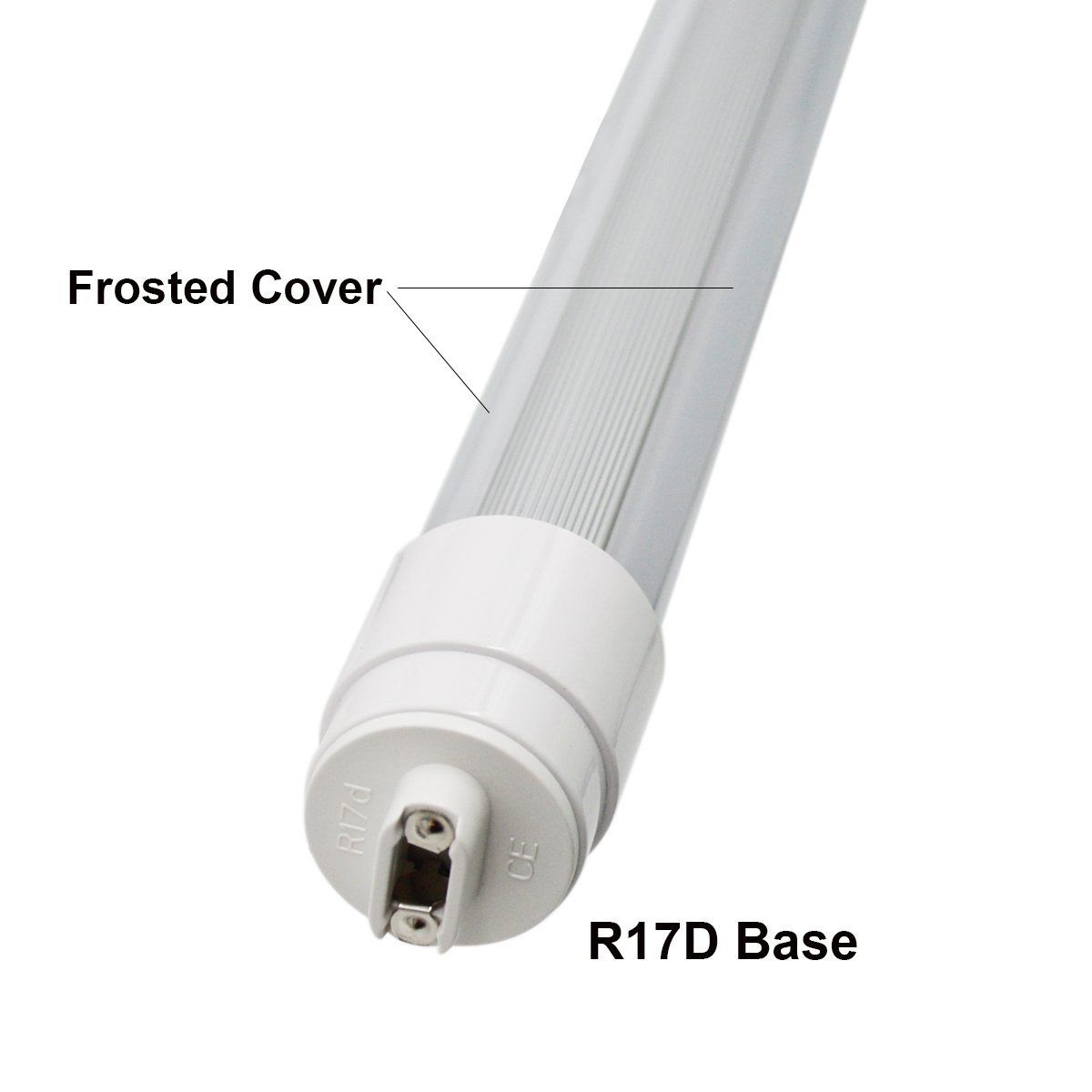 360 Degree Emitting T8 Double Side LED Tube Lights G13 R17D Rotating ...