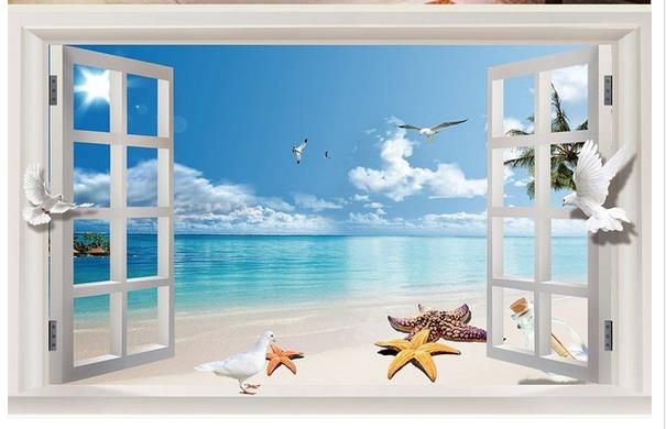 Window Outside Wallpaper