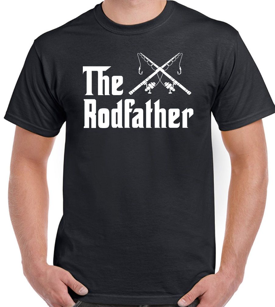 The Rodfather Mens T-Shirt Fathers Day Dad Father Gift T-Shirts Novelty ...