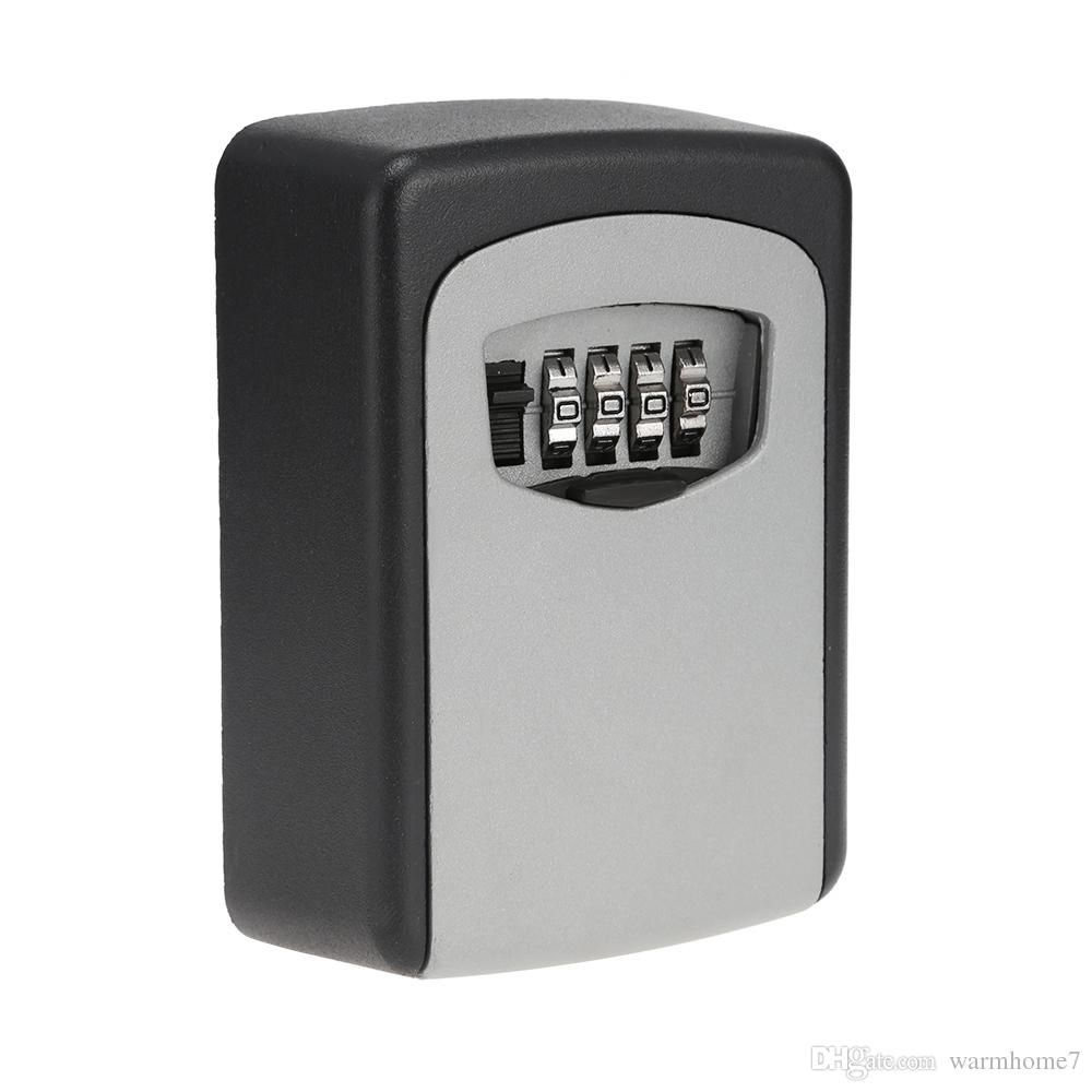 4 Digit Metal Outdoor Safe Key Box Organizer Box Security Opslag Lock ...