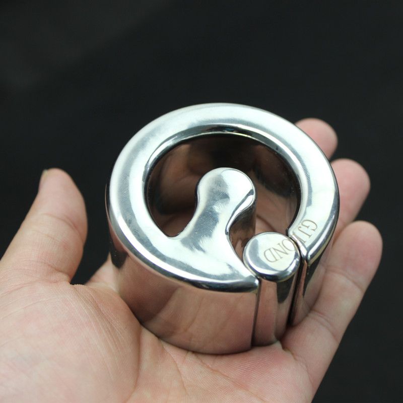 Stainless Steel Male Scrotum Pendant Cylindrical Testis Pendant Penis