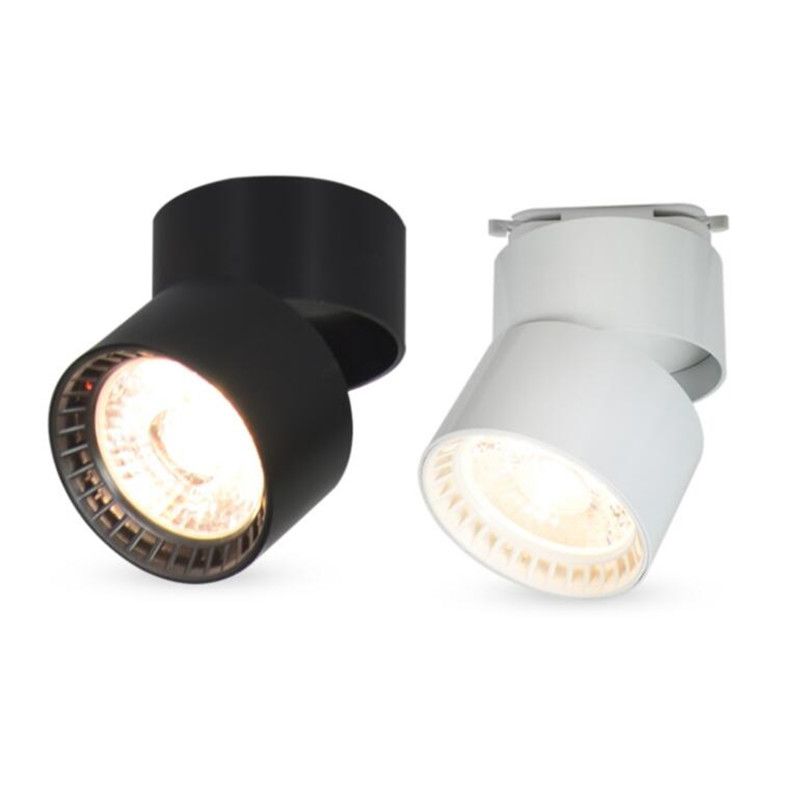 COB LED Downlights 15W Surface Mounted LED Ceiling Lamps Spot Light 360 ...