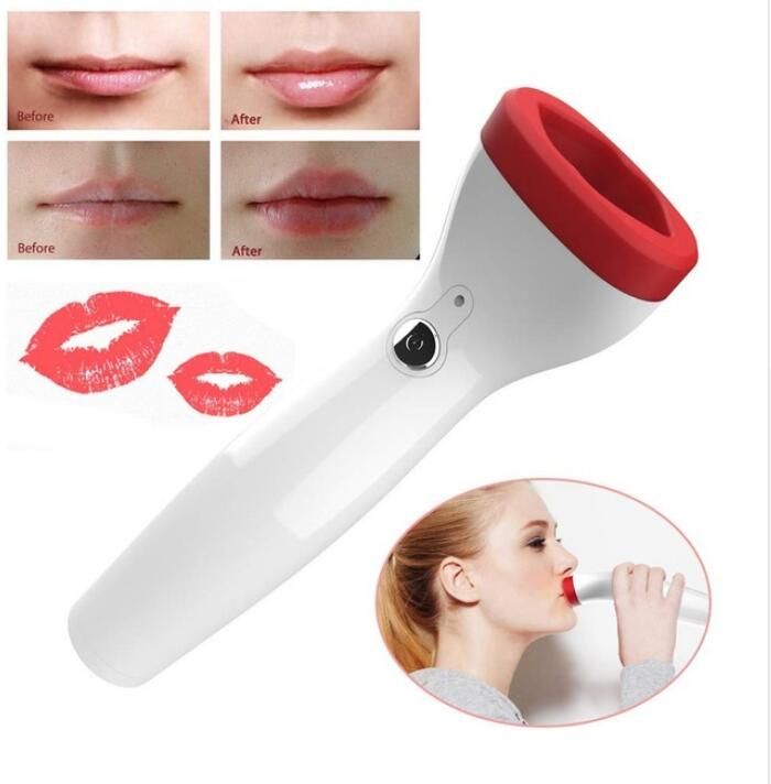 Electric Lip Plumper Enhancer With Soft Silicone Pad Beauty Lip Massage