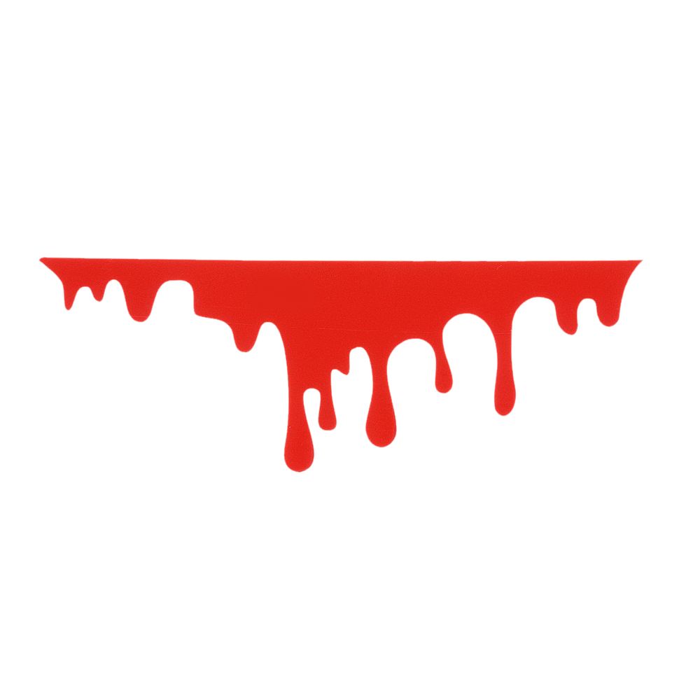 NEW Red Blood Auto Car Decal Sticker Drip Bleeding Zombie Reflective ...