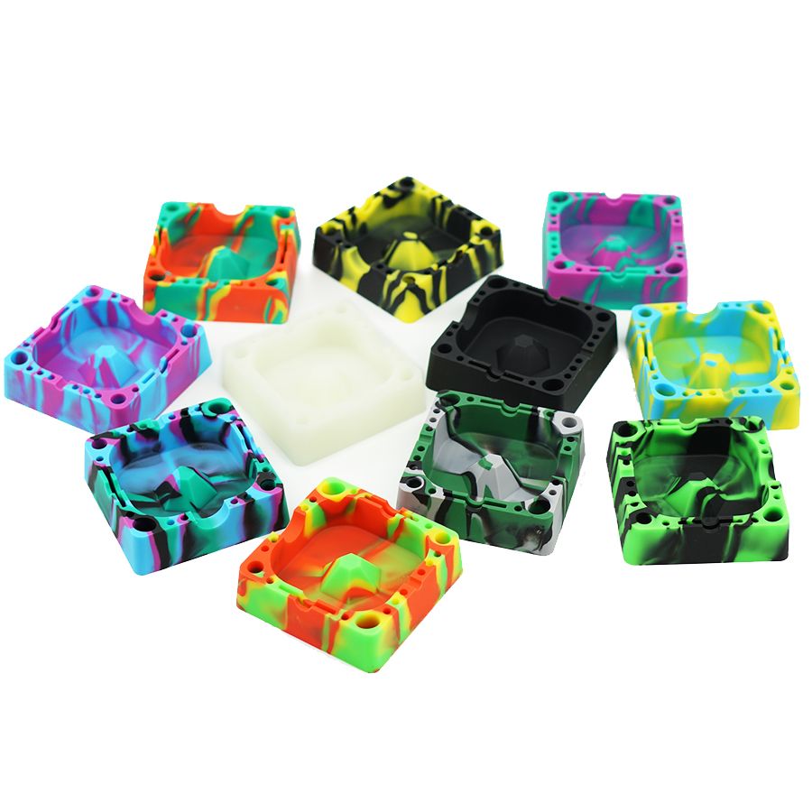 2020 Essentials Silicone Ashtray With Compartments ,Eco Friendly ...
