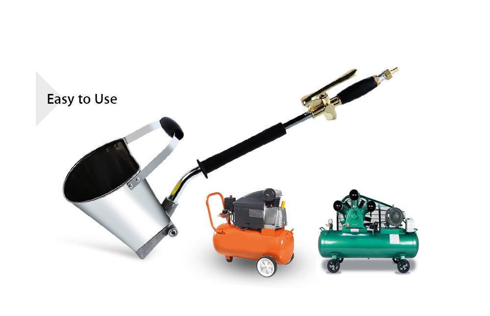 Best Quality 4 Jets Air Stucco Sprayer Cement Mortar Plaster Gun Wall ...