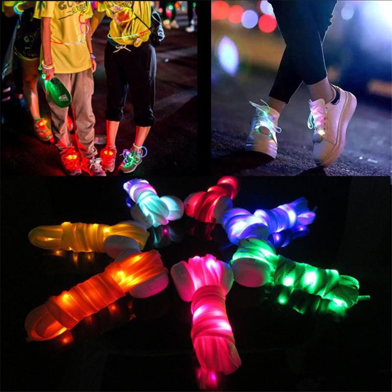 Best LED Shoelaces Fashion Light Up Casual Sneaker Shoe Laces Disco ...