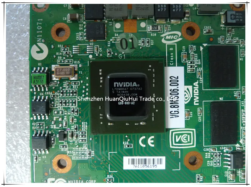 Carte Graphique NVidia Fo GeForce 8400M MXM IDDR2 128MB MX Pour ...