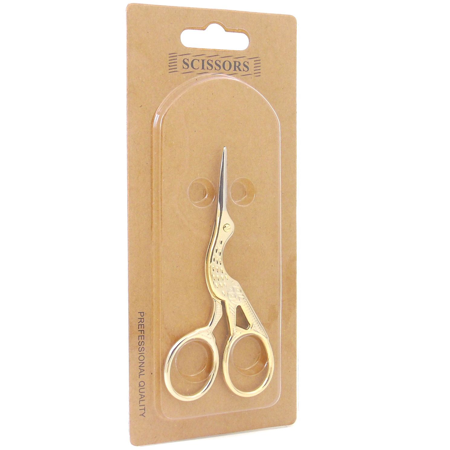 Discount New Retro Silver Golden Stork Sewing Scissors Trimming ...