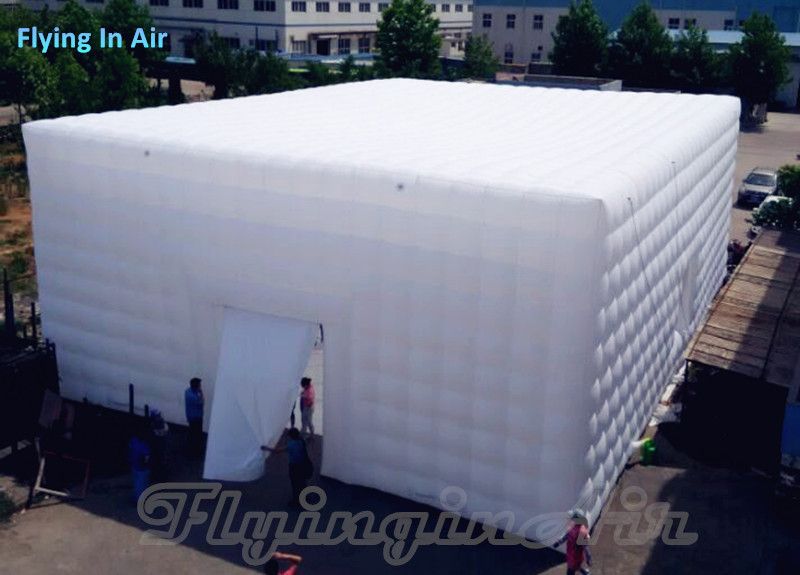 20m Cube Inflatable Marquee, White Inflatable Tent For Party ...