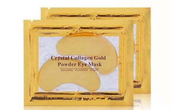 Luxury Crystal 24K Gold Gel Collagen Eye Mask, 24K Gold Bio Collagen ...