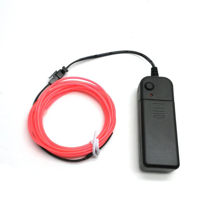 2M / 3M / 5M 3V FLEXIBLE NEON LIGHT GLOW DE LA CUERDA DE LA CUERTA DE ...