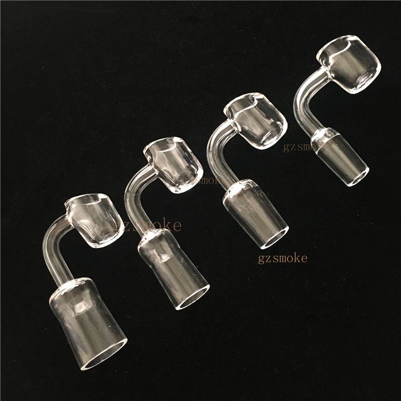 2020 Quartz Banger For Bong 90 Degrees 4mm Thick Domeless 100% Real ...
