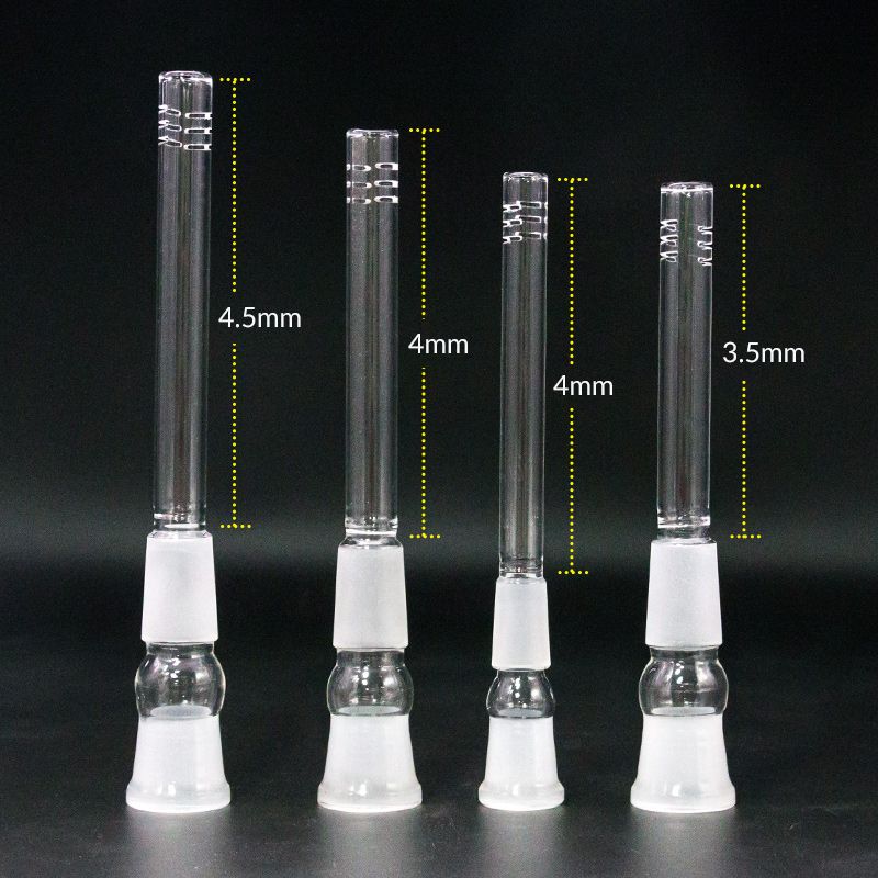 2021 Hookahs Glass Downstem Adapter Male Female 14mm 18mm Joint Down ...