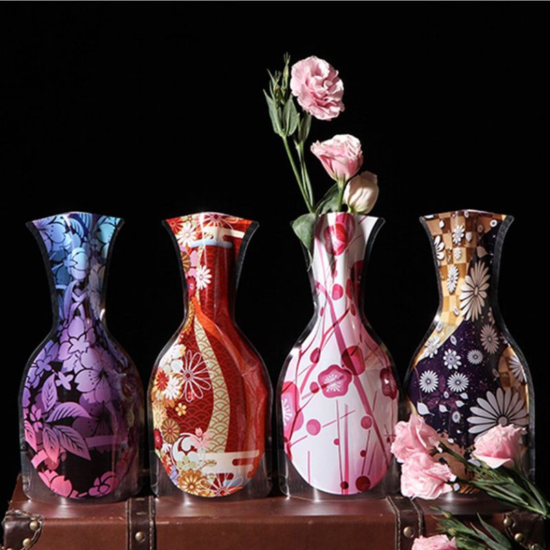 8 Styles Eco Friendly Foldable Folding Flower Clear PVC Vase Home Wedding Party Creative 8-styles-eco-friendly-foldable-folding-flower-clear-pvc-vase-home-wedding-party-creative