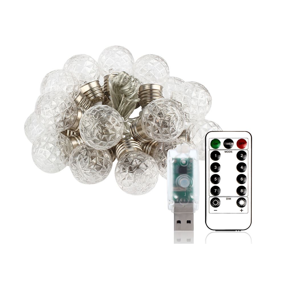 Blasting Solar Powered LED Lights String Of Courtyard In Pineapple Lawn ...