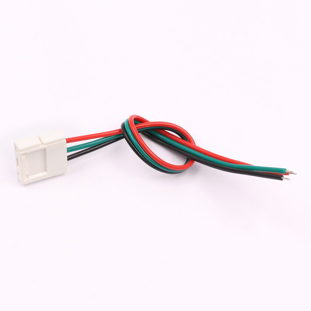 3 Pin Connector PCB Solderless Corner Connectors 1 2 Clip For 10mm ...