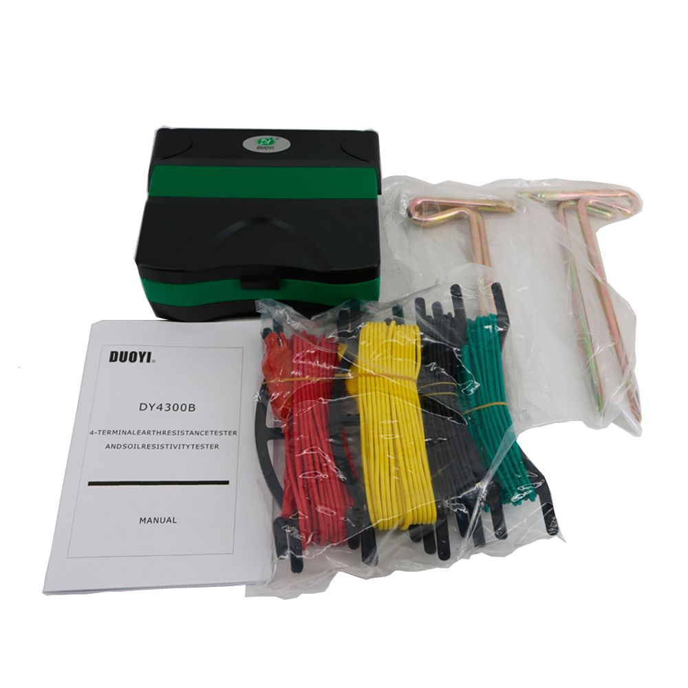 DUOYI DY4300B 4-Terminal Multimeter Tester Electrical Instrument Earth ...