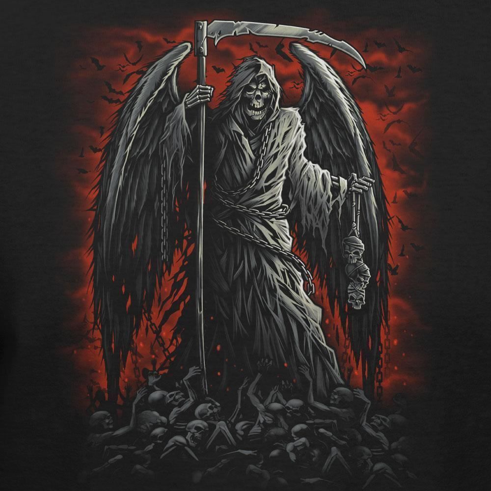 Grim Reaper With Angel Wings Drawing