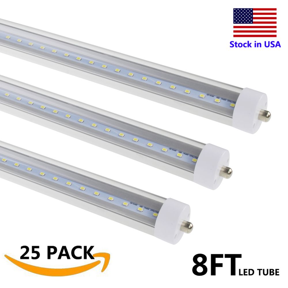 LED Tube Lights 8FT T8 FA8 LED Light 8 FT 8Feet 45W Single Pin 4500LM ...