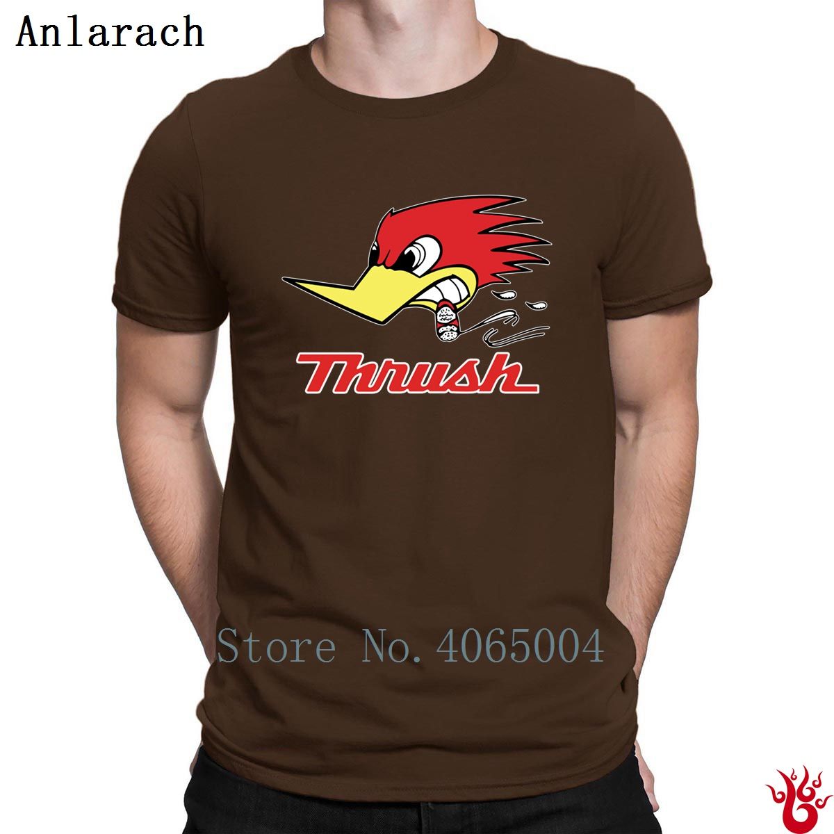Thrush Muffler Bird Logo