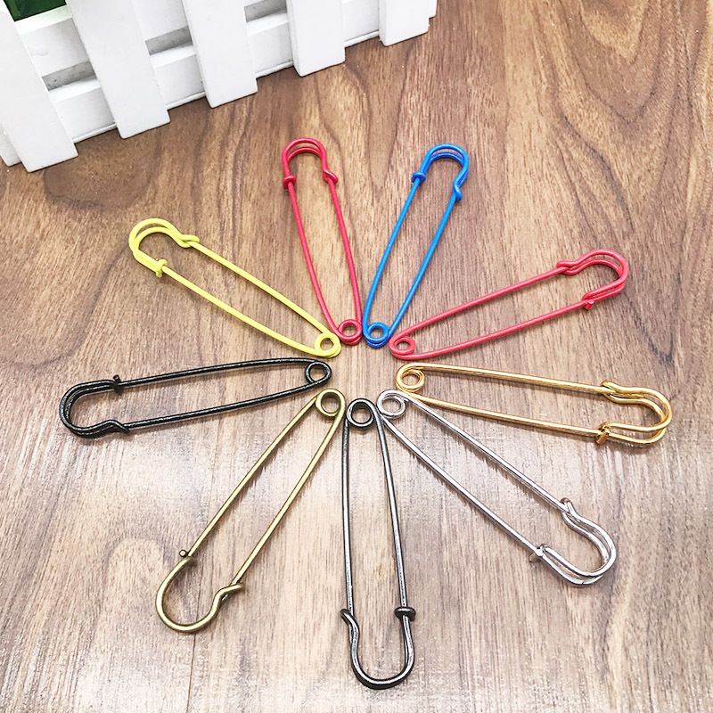 2020 75mm Heavy Duty Safety Pins,Extra Strong Steel Metal Spring Lock ...