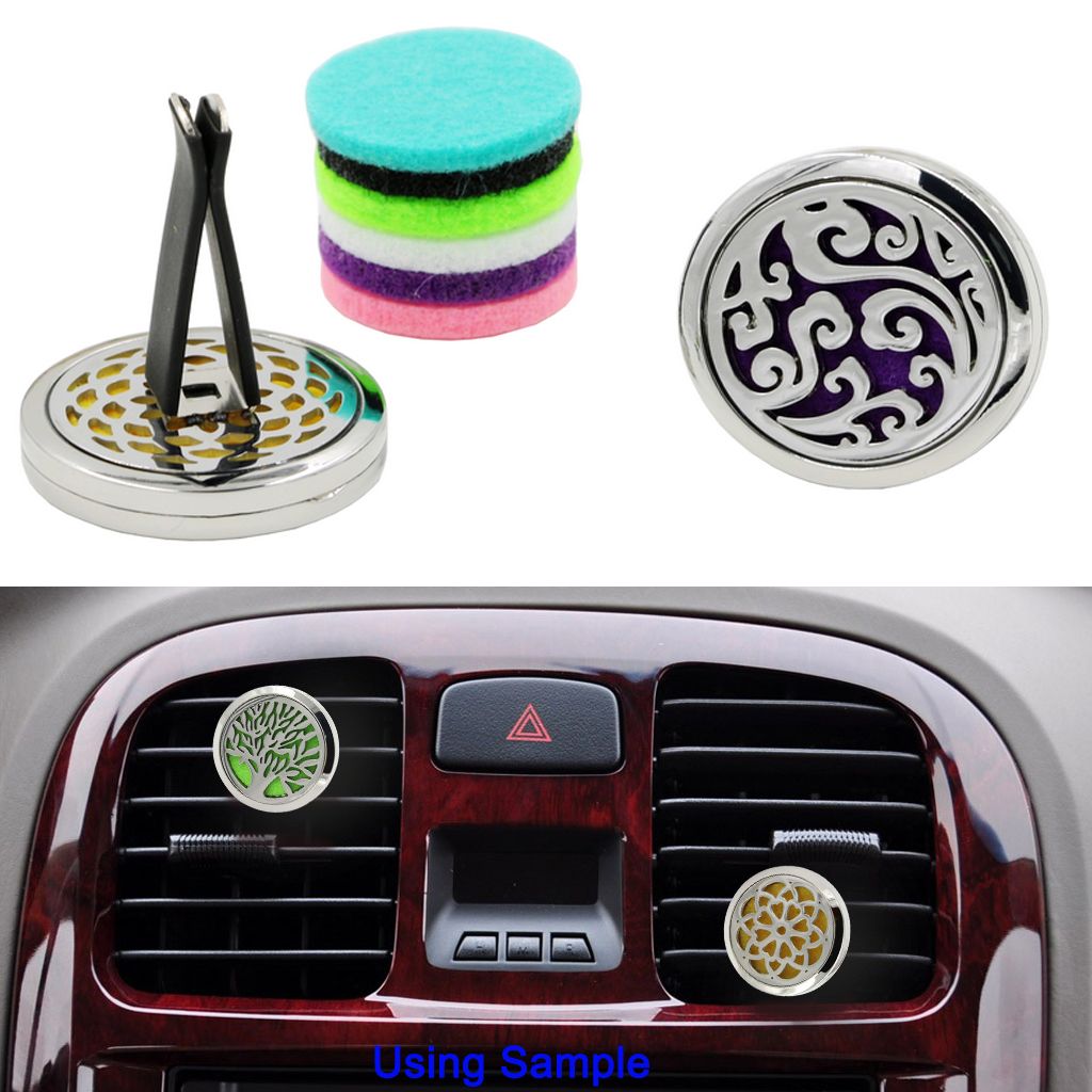 Aromatherapy Car Vent Essential Oil Diffuser For Car Locket Clip With ...