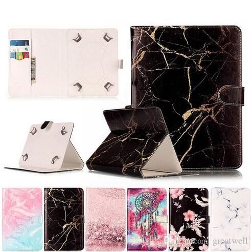 Universal 7 Inch 8 Inhc 10 Inch Tablet Cover Marble PU Leather Magnetic ...