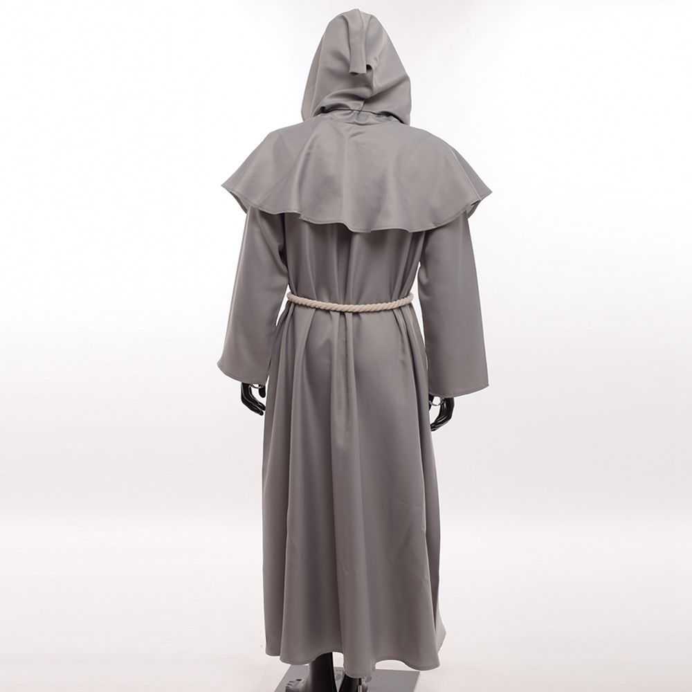 Medieval Friar Costume Vintage Renaissance Priest Monk Cowl Robes ...