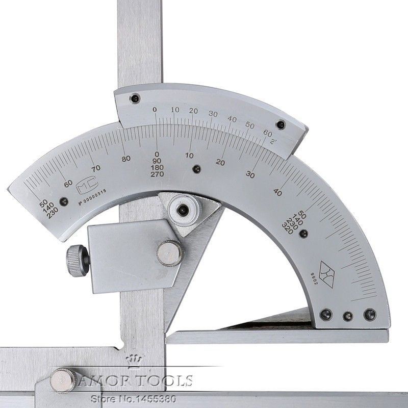 2021 Universal Bevel Protractor 0 320x2 Degree Angle Gauge Tool Inner ...
