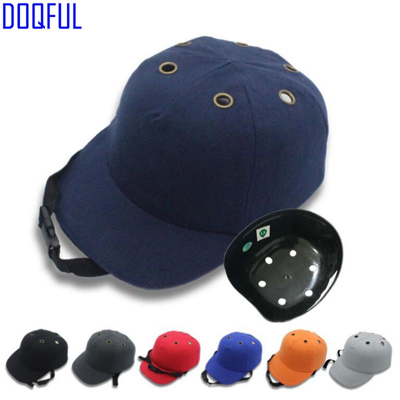 Work Safety Bump Cap Helmet Baseball Hat Style Protective Head Safety ...