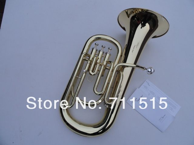 Best Quality 3 Straight Keys Bb Bass Horn Brass French Horn Wind ...