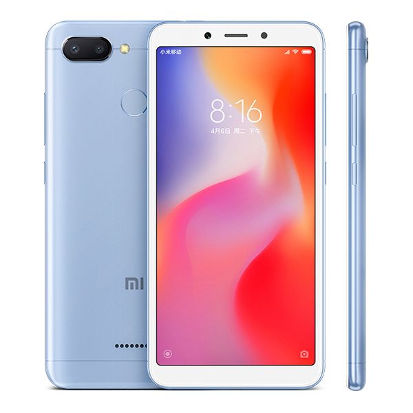 2021 Original Xiaomi Redmi 6 4G LTE Cell Phone 4GB RAM 64GB ROM Helio ...
